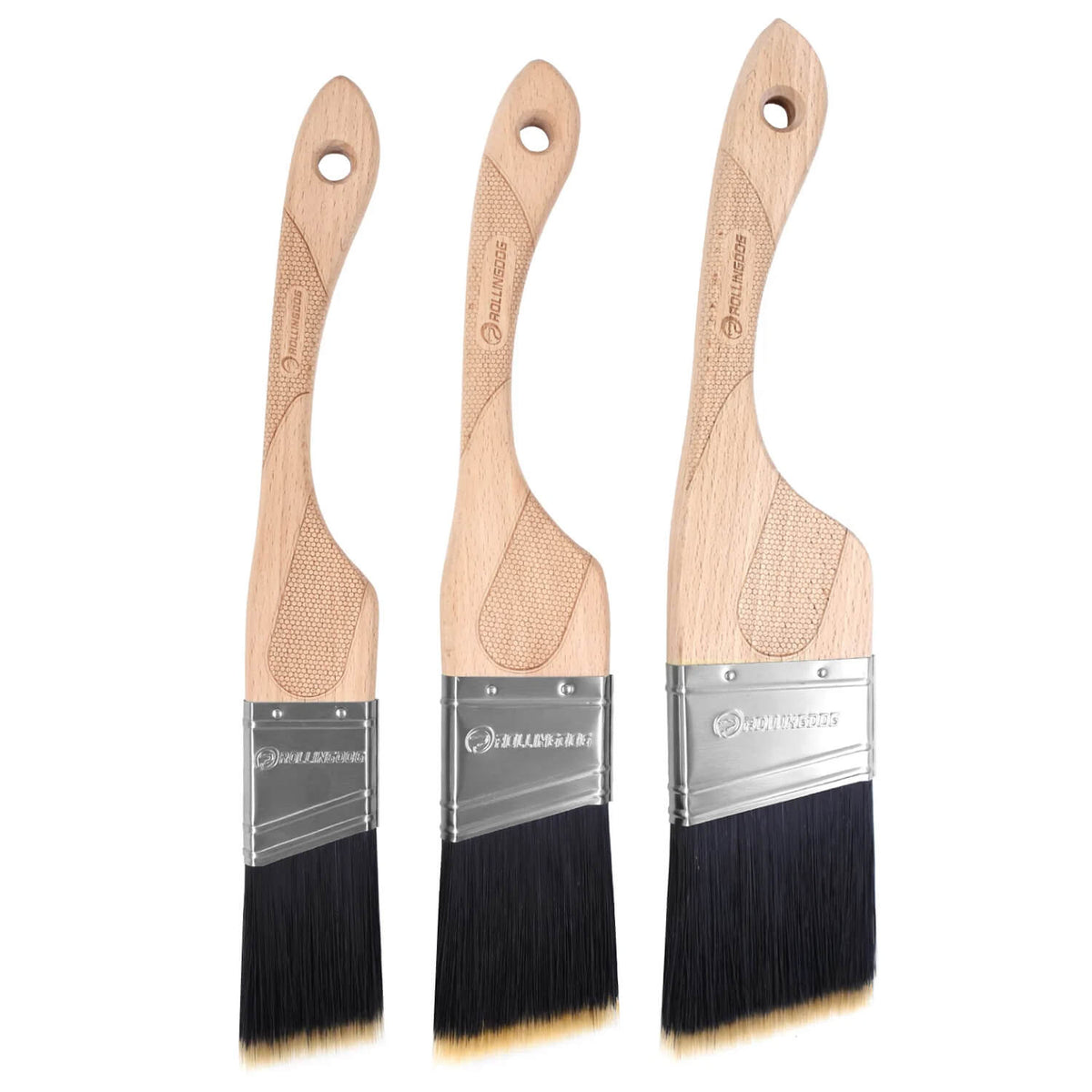 ROLLINGDOG Angled Paint Brush Set - for wall corner and edge ...