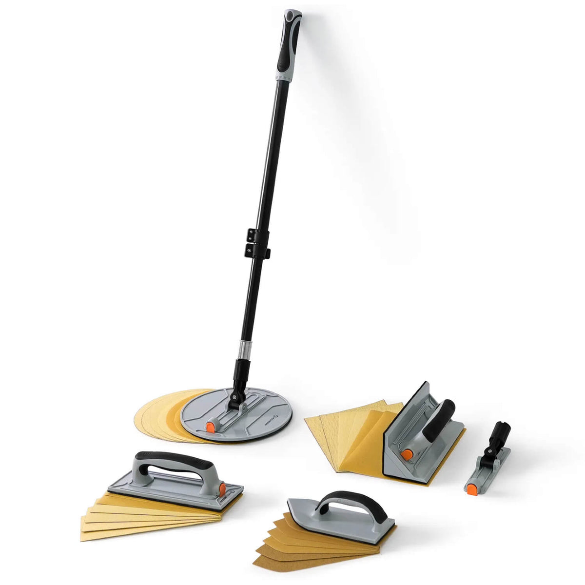 Drywall Sander Kit - 4-in-1 Set with Corner, Edge, Pointed Detail and ...
